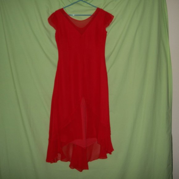 Giorgio Armani | Dresses | Giorgio Armani Red Dress | Poshmark